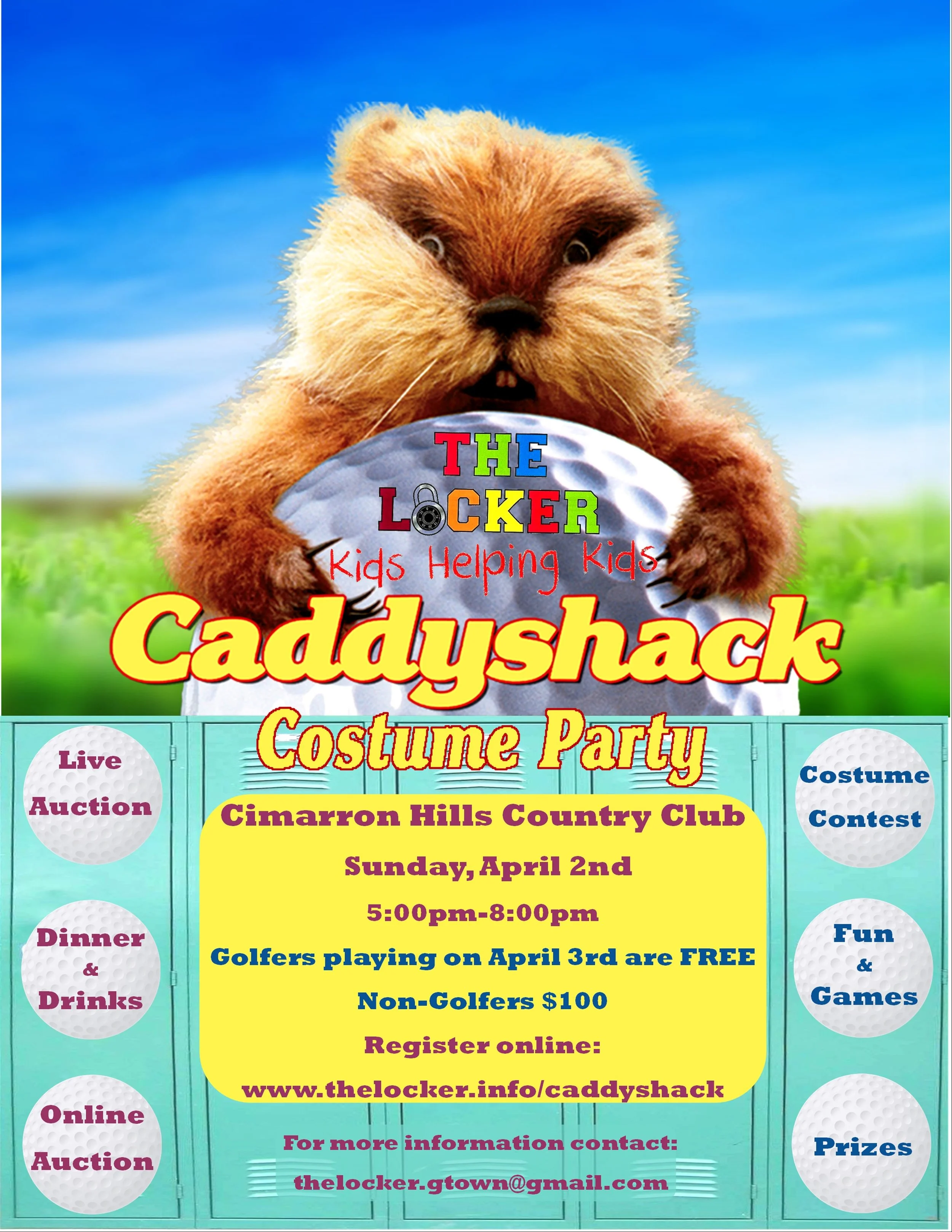 Caddyshack Gopher Costume