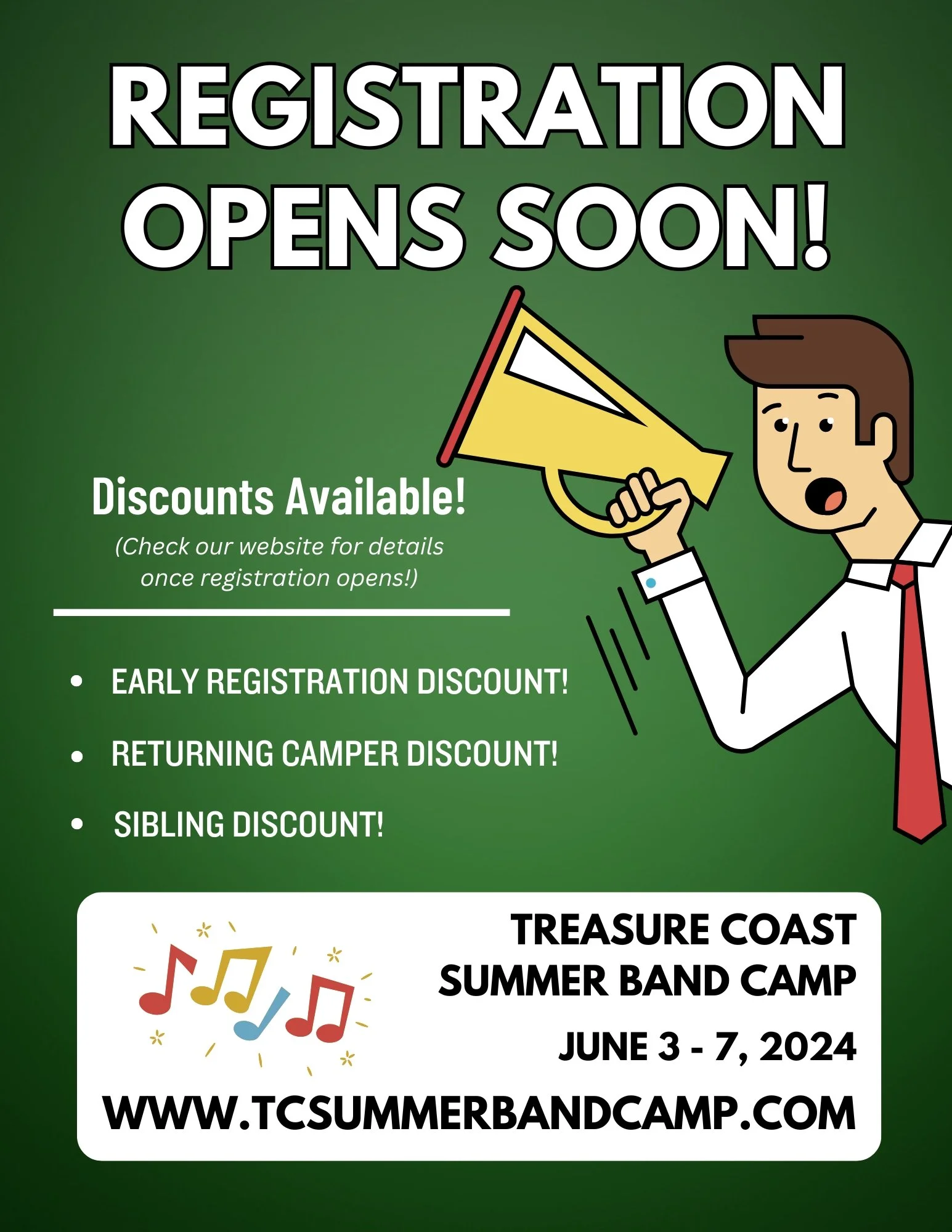Treasure Coast Summer Band Camp