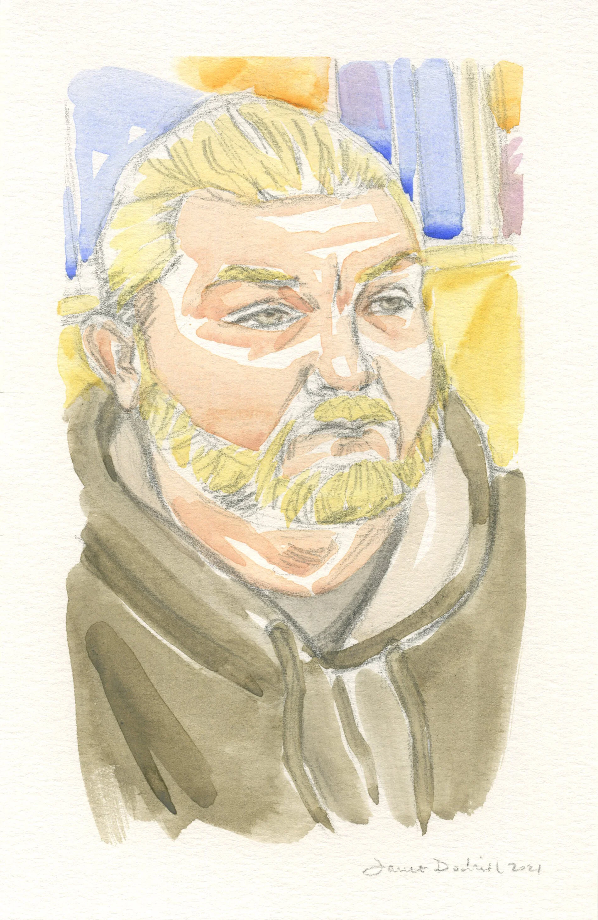 The Pretentious Cleveland Portrait Artists drawing Chris Raab live ...