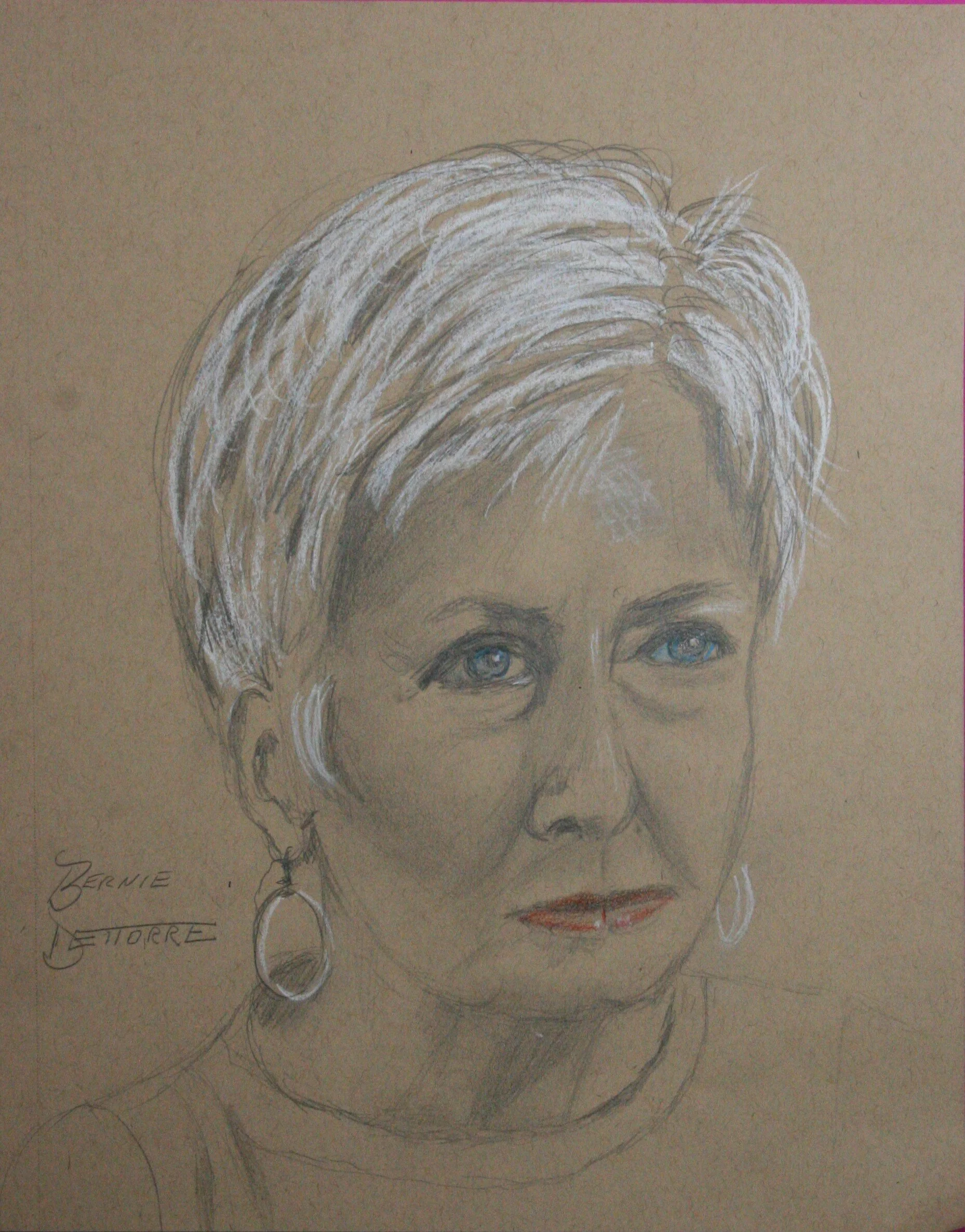 The Pretentious Cleveland Portrait Artists drawing Mary Sokolowski live ...