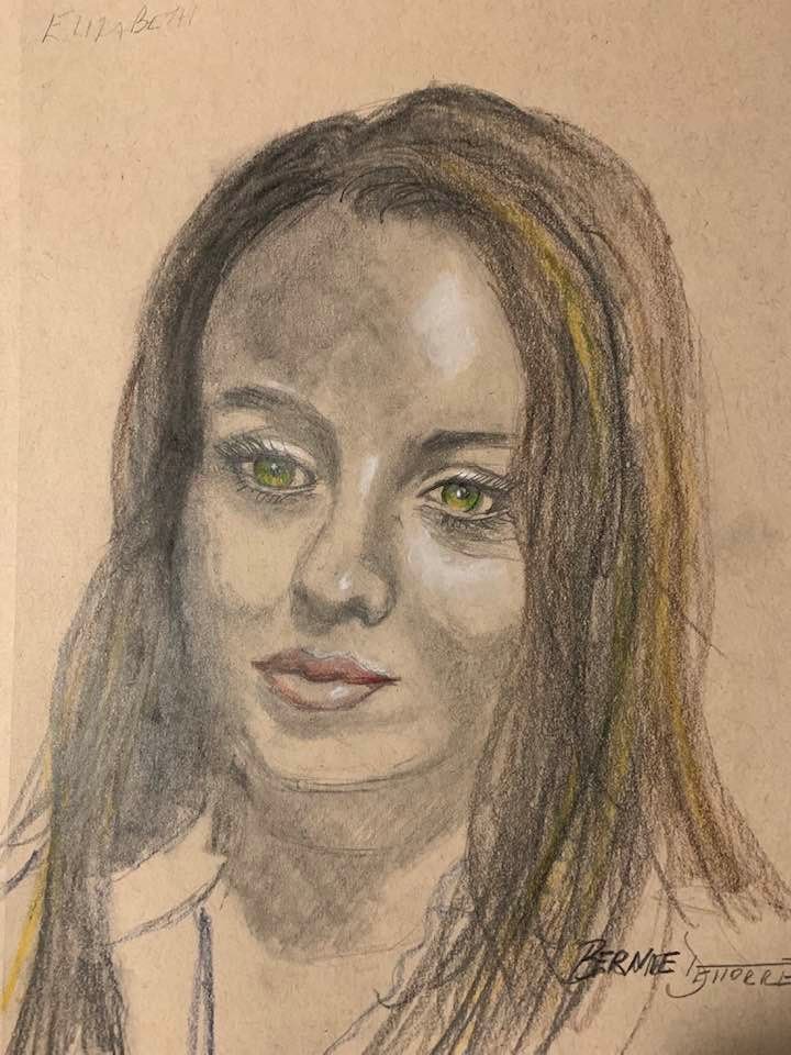 The Pretentious Cleveland Portrait Artists drawing Elizabeth Flood 5-22 ...