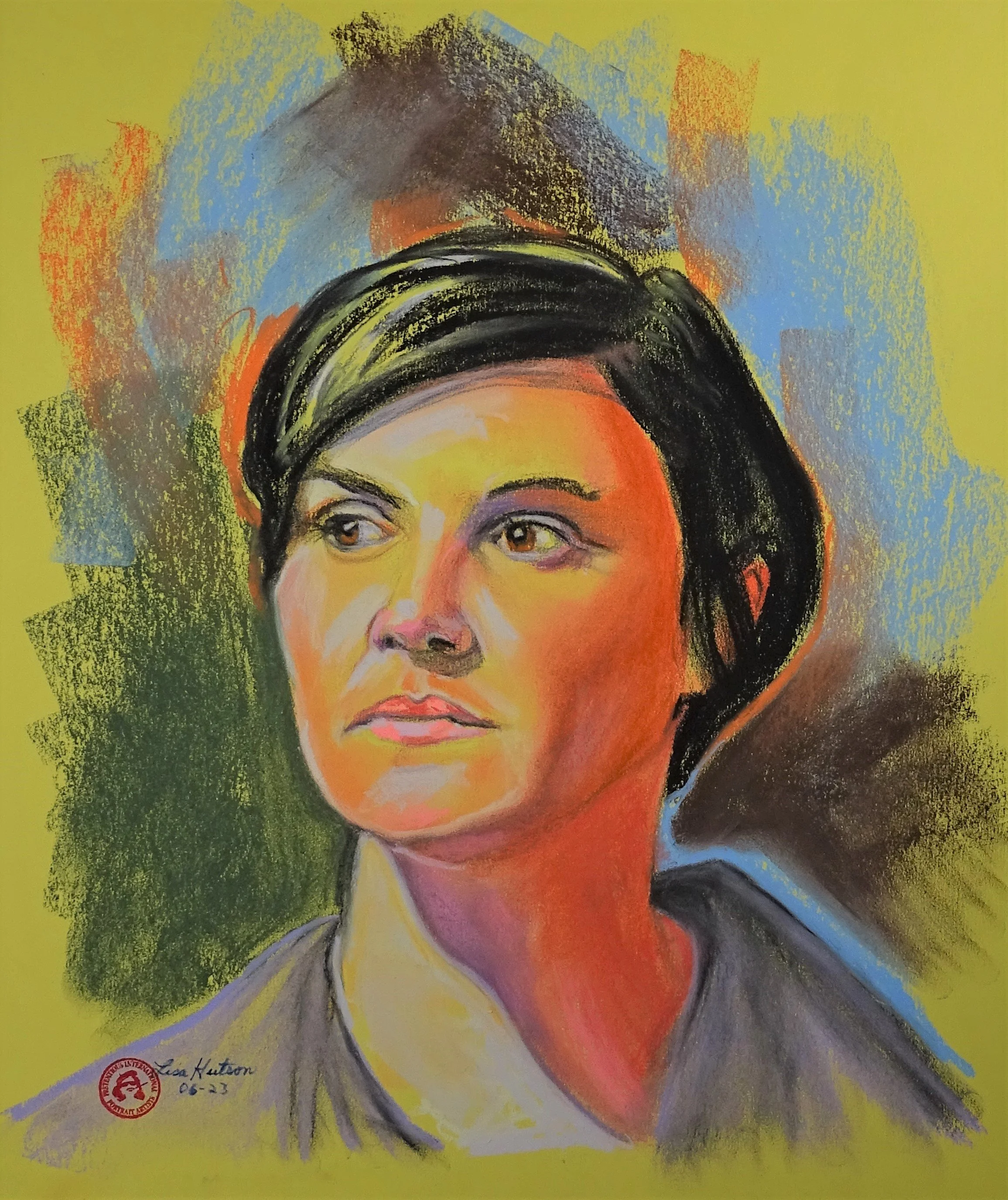 The Pretentious Cleveland Portrait Artists drawing Elisa Marchione at ...