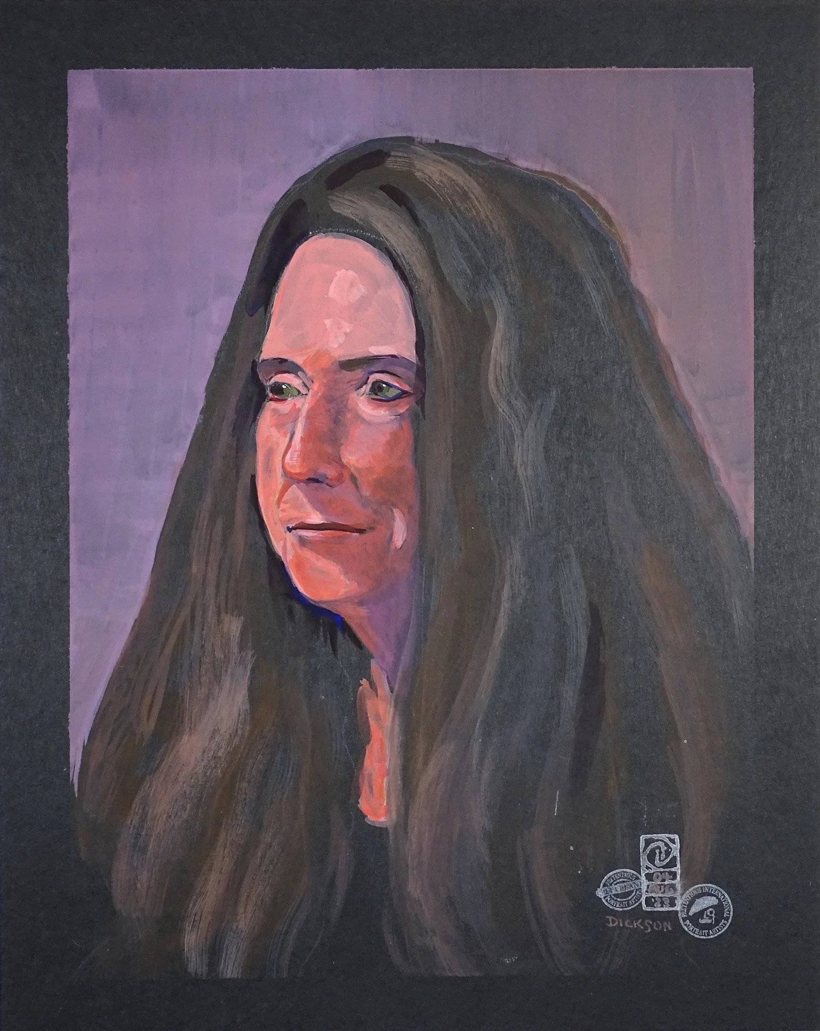 The Pretentious Cleveland Portrait Artists drawing Erin O'Brien at ...