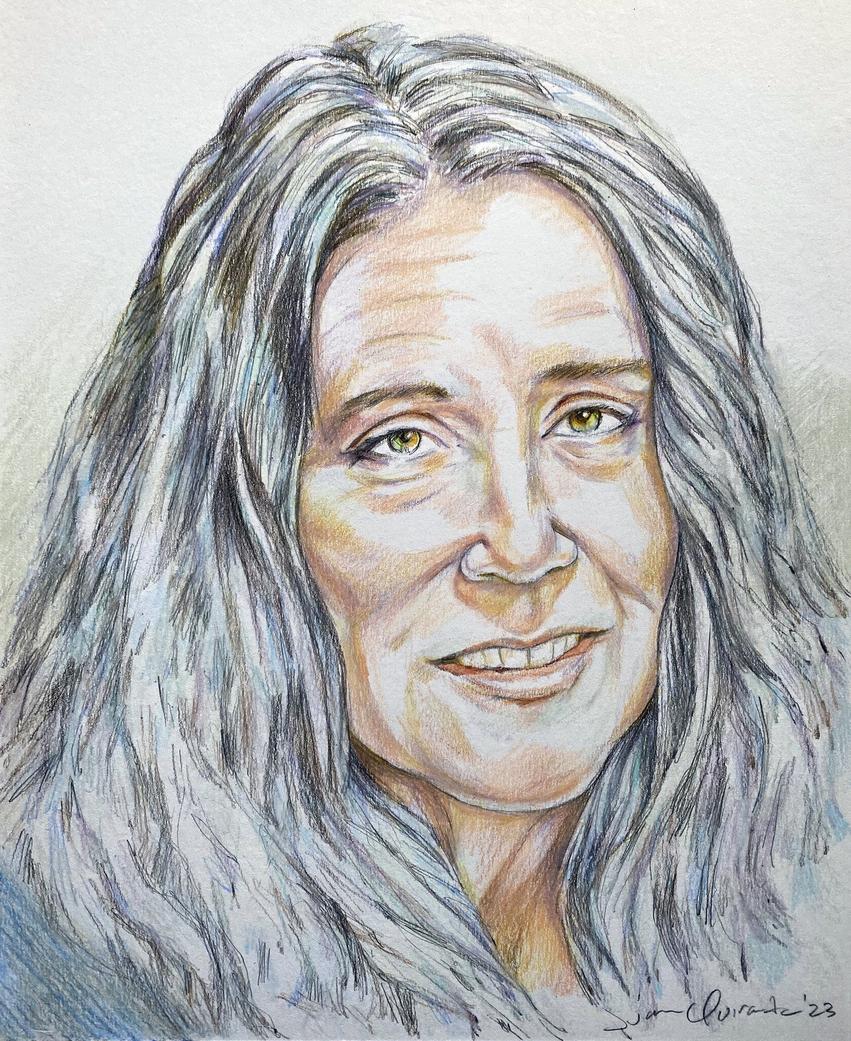 The Pretentious Cleveland Portrait Artists drawing Erin O'Brien at ...