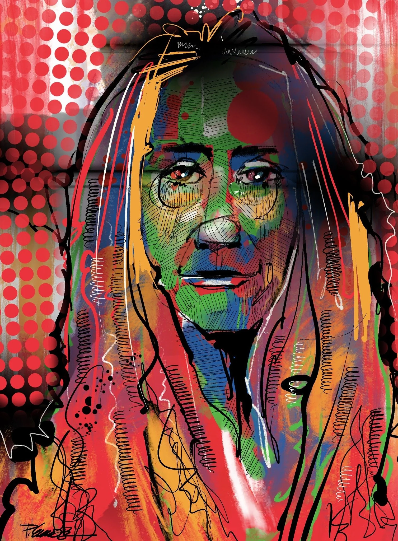 The Pretentious Cleveland Portrait Artists drawing Erin O'Brien at ...