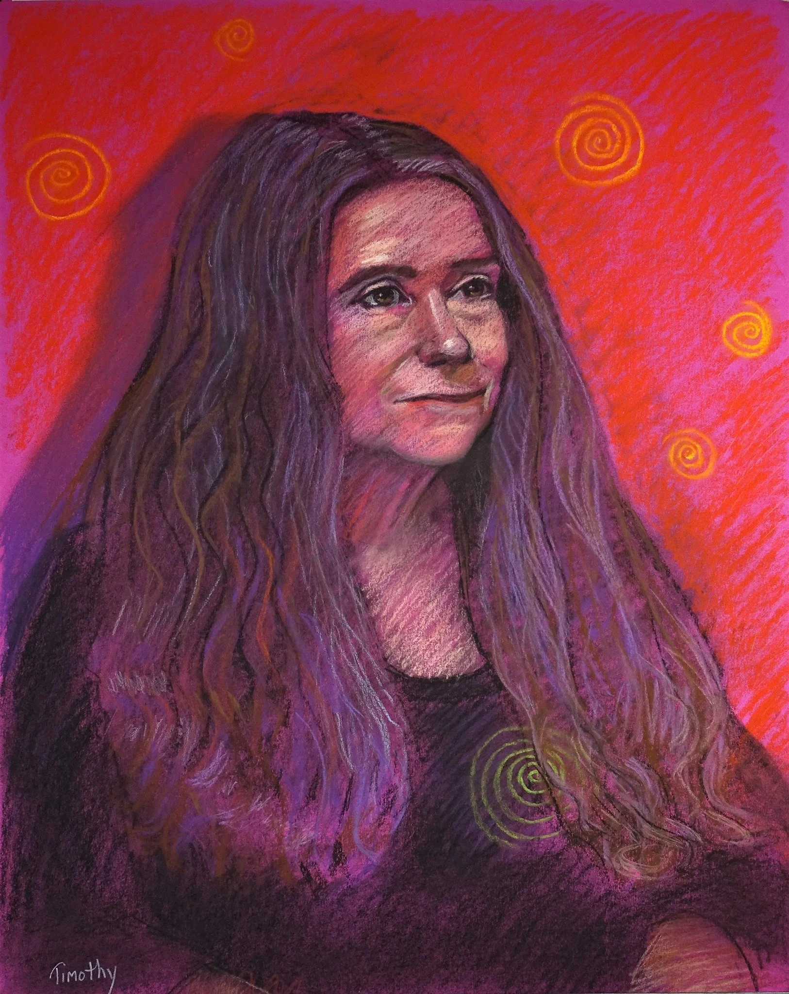 The Pretentious Cleveland Portrait Artists drawing Erin O'Brien at ...