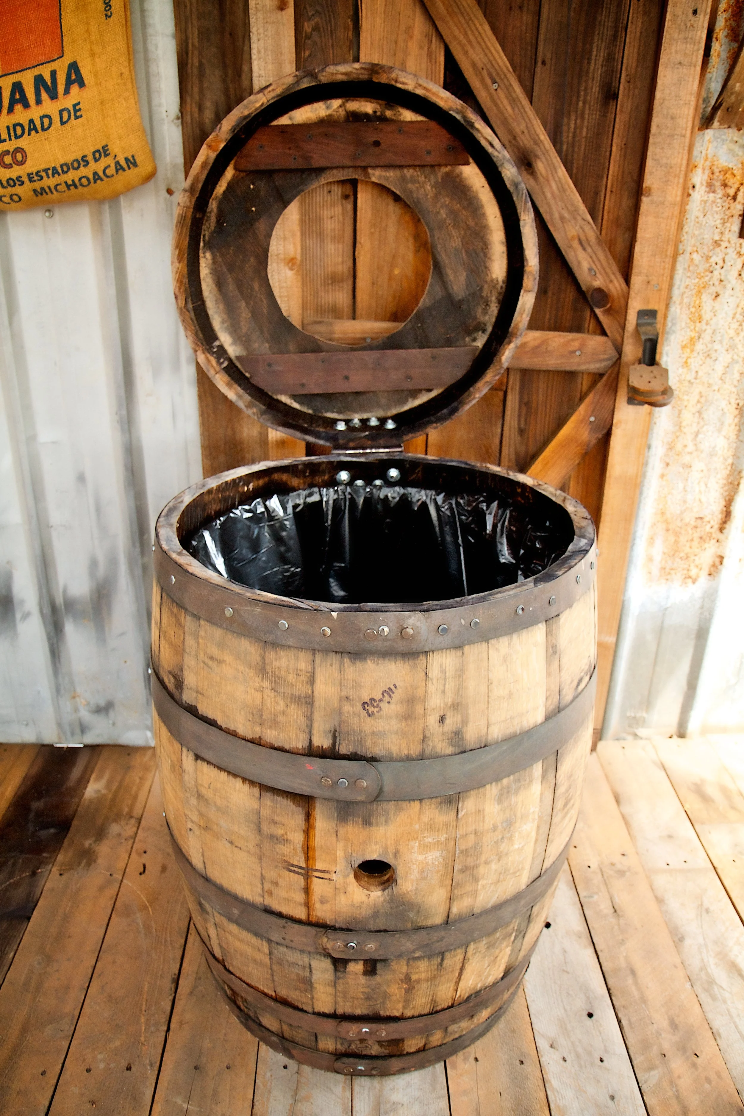 Barrel Trash can — King Barrel