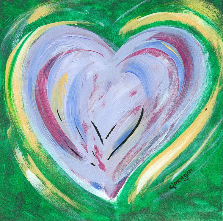Paintings Of Love Hearts