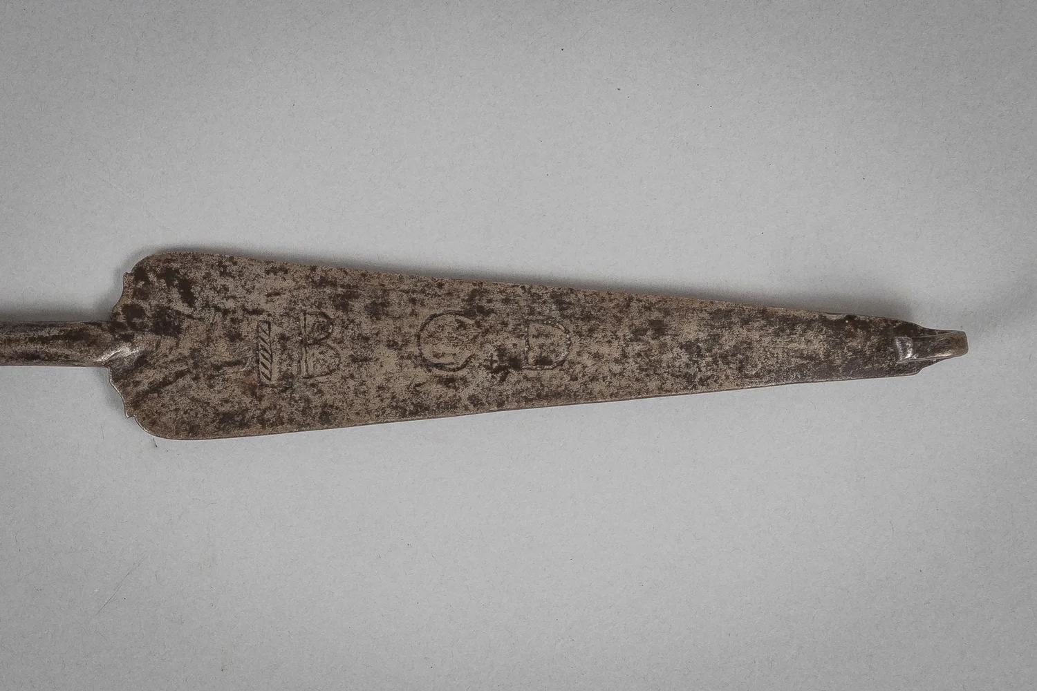 Engraved Steel Fork — Elliott & Grace Snyder Antiques