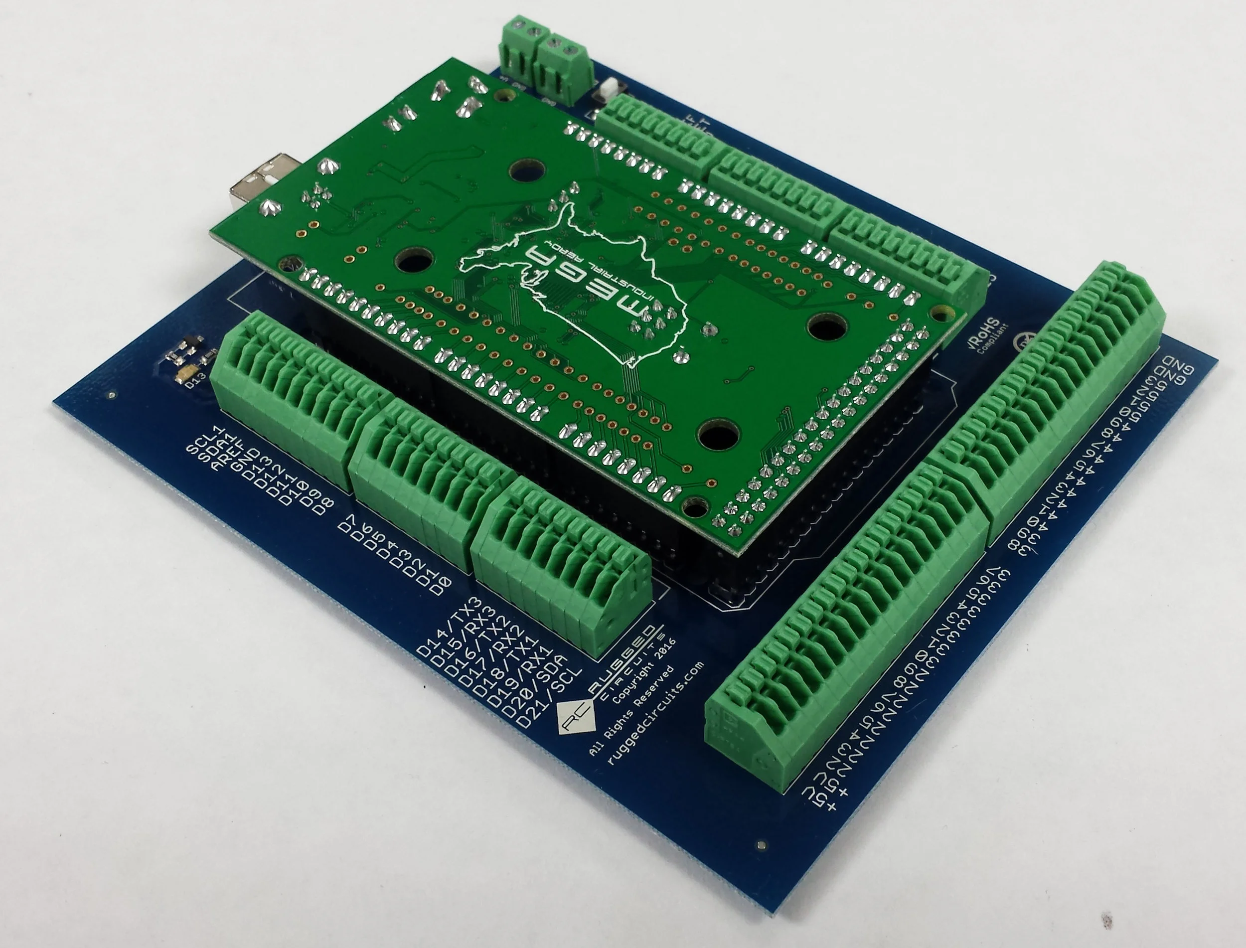 Mega Aussie Shield Pro — Rugged Circuitsrugged Arduino