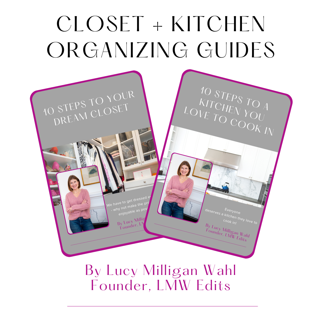 LMW Edits Professional Organizing - Closet + Kitchen Guide Bundle