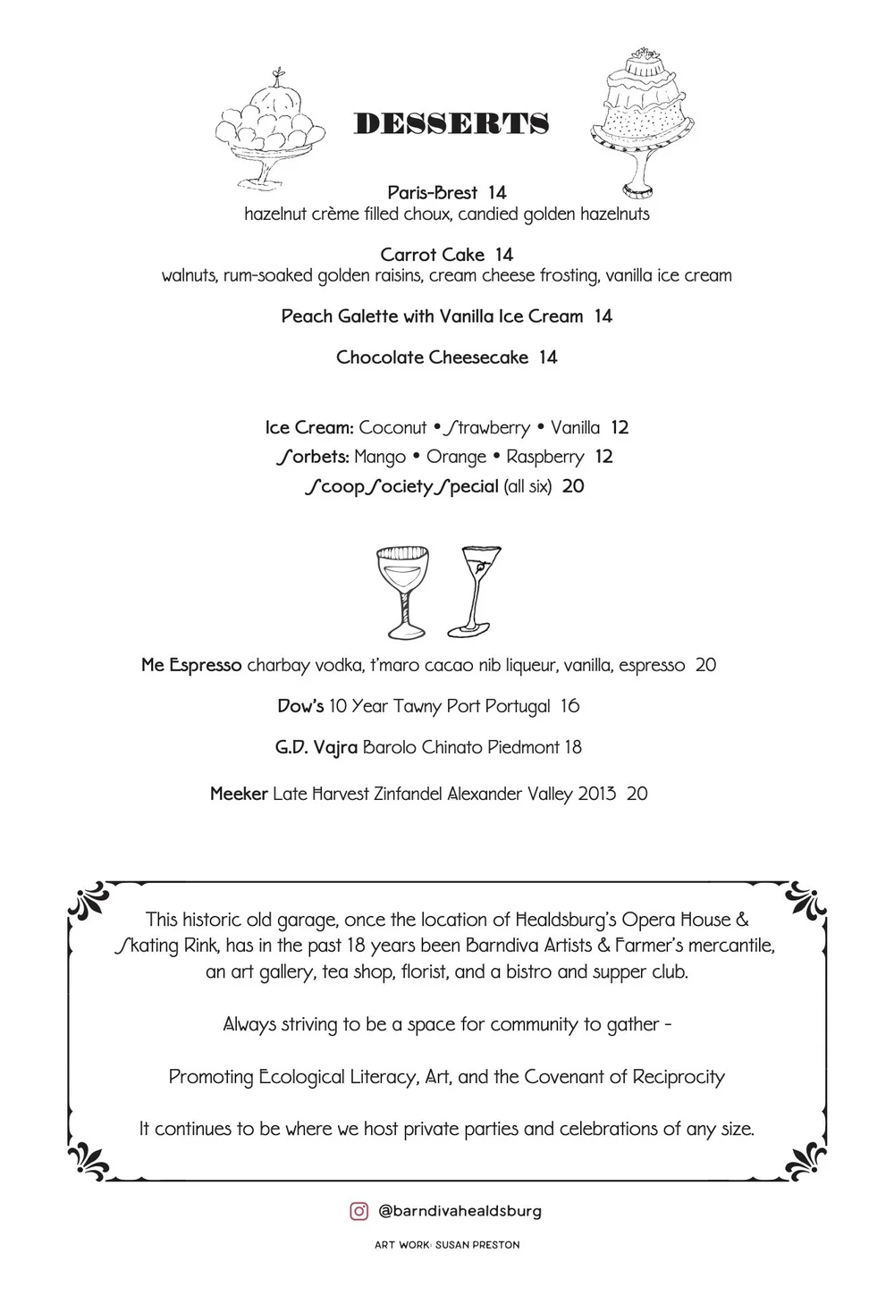 Dine | Wine Bar & Farm To Table Restaurant - Barndiva