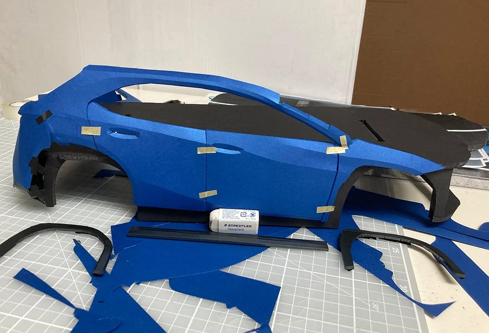 PAPER CAR FOR LEXUS