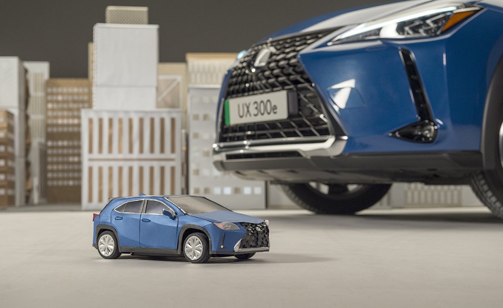 PAPER CAR FOR LEXUS