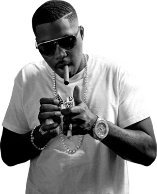 Nas Half Moon Haircut