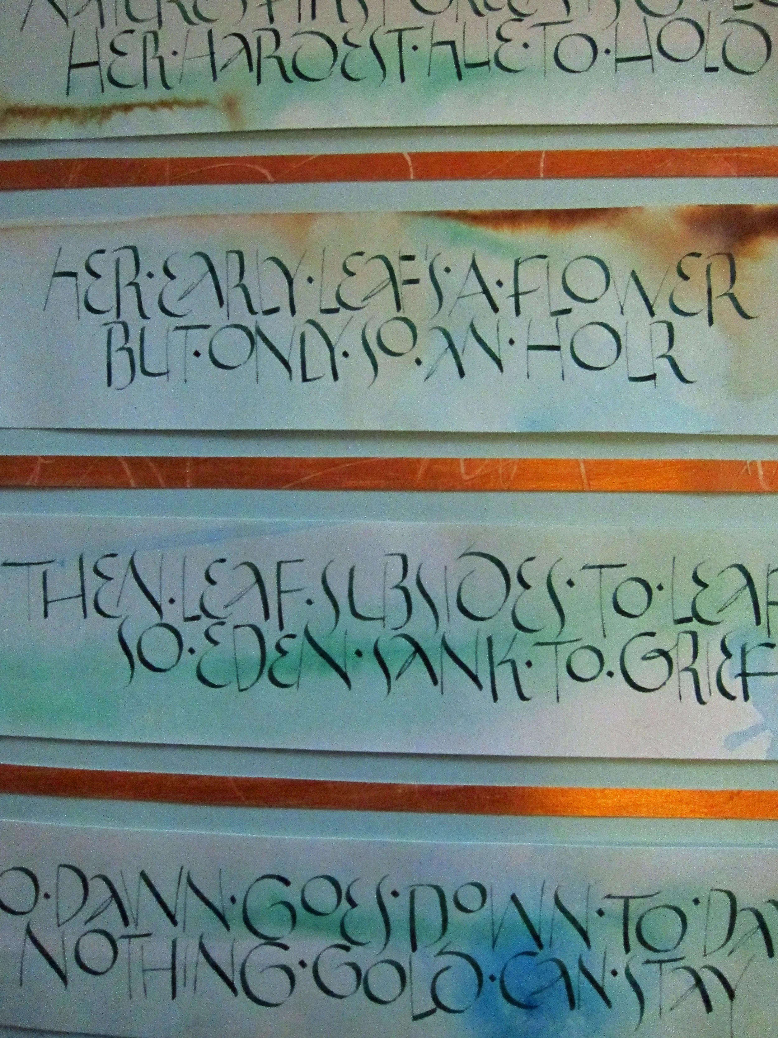 Calligraphy — Lorraine Douglas