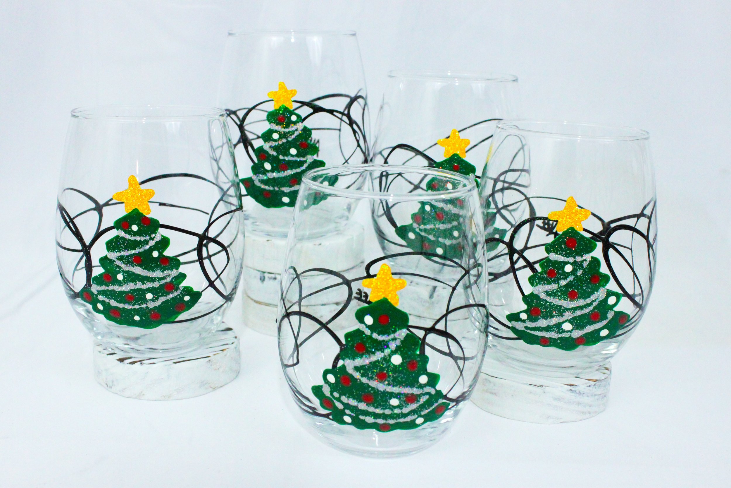 Glass Painting Ideas For Christmas