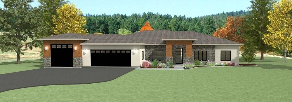 Custom One Story Floor Plans