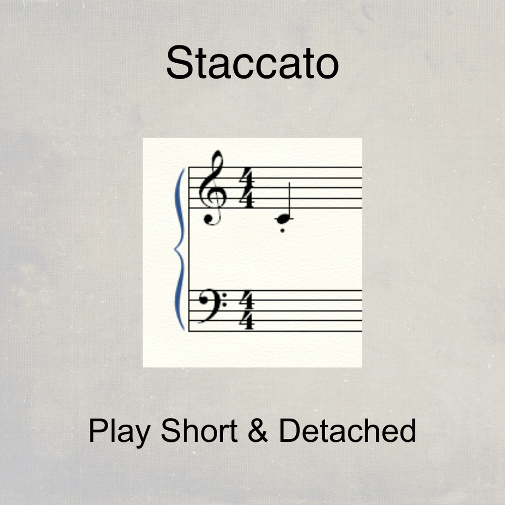 Music Theory Basics, A Staccato — Piano Possibilities