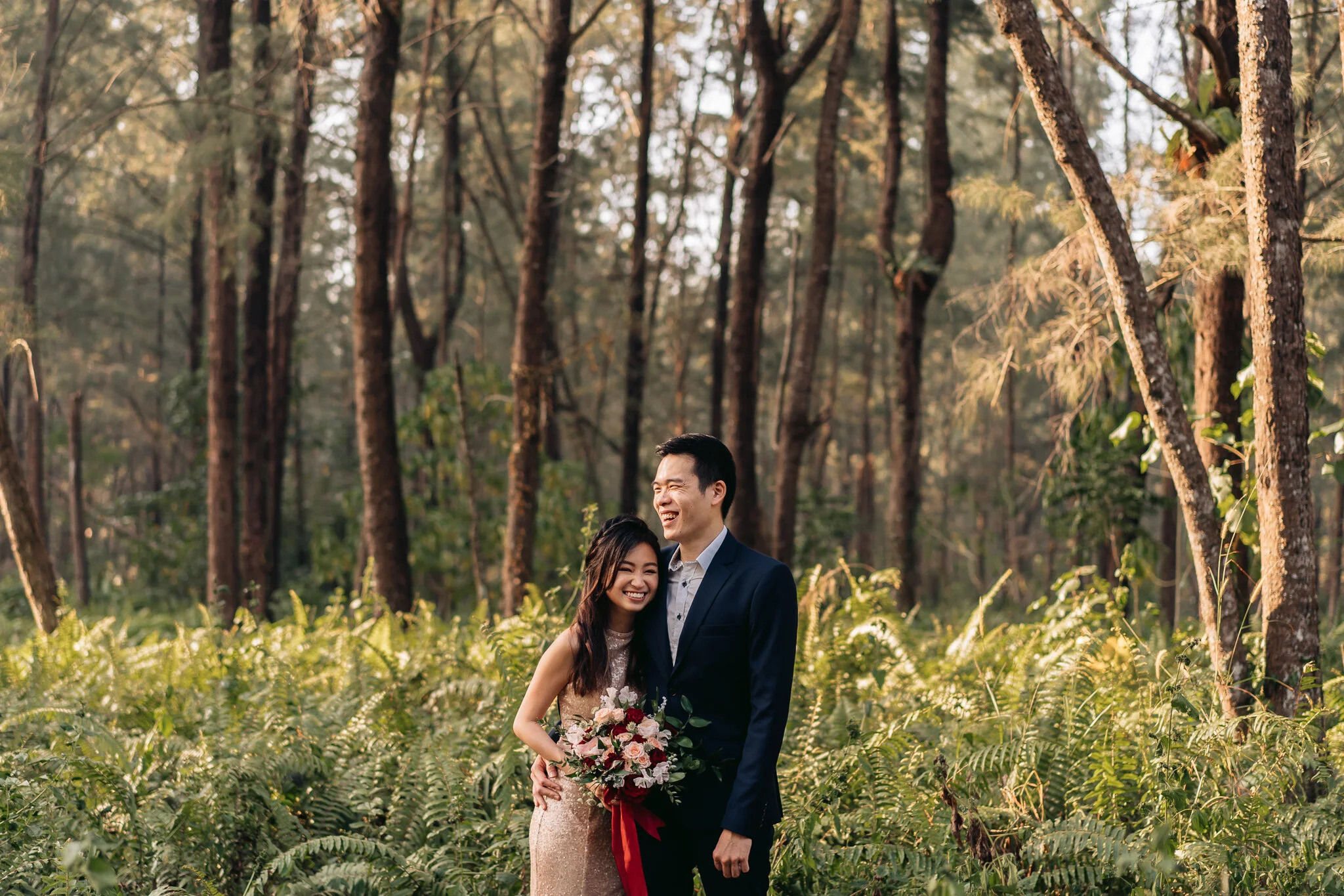 Casual Prewedding Photoshoot with Eunice & Nicholas at Coney Island — juxtapose pix | Singapore ...