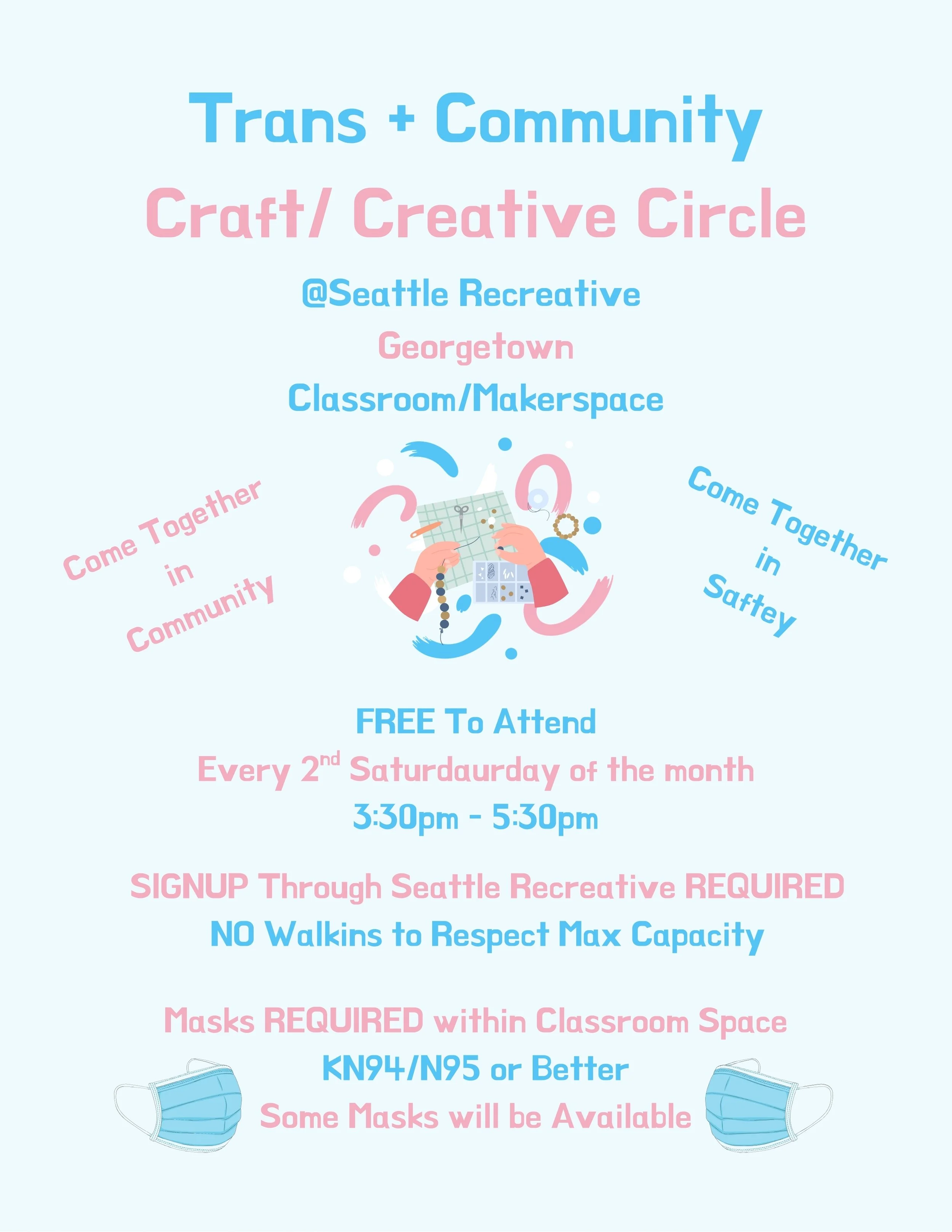 FREE Art Group: Craft Support — Seattle Recreative