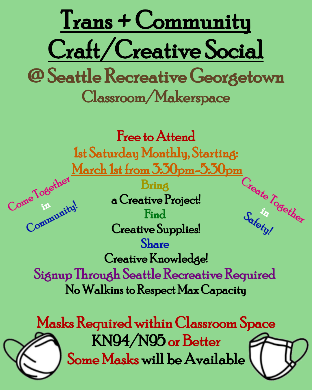 FREE Art Group: Craft Support — Seattle Recreative