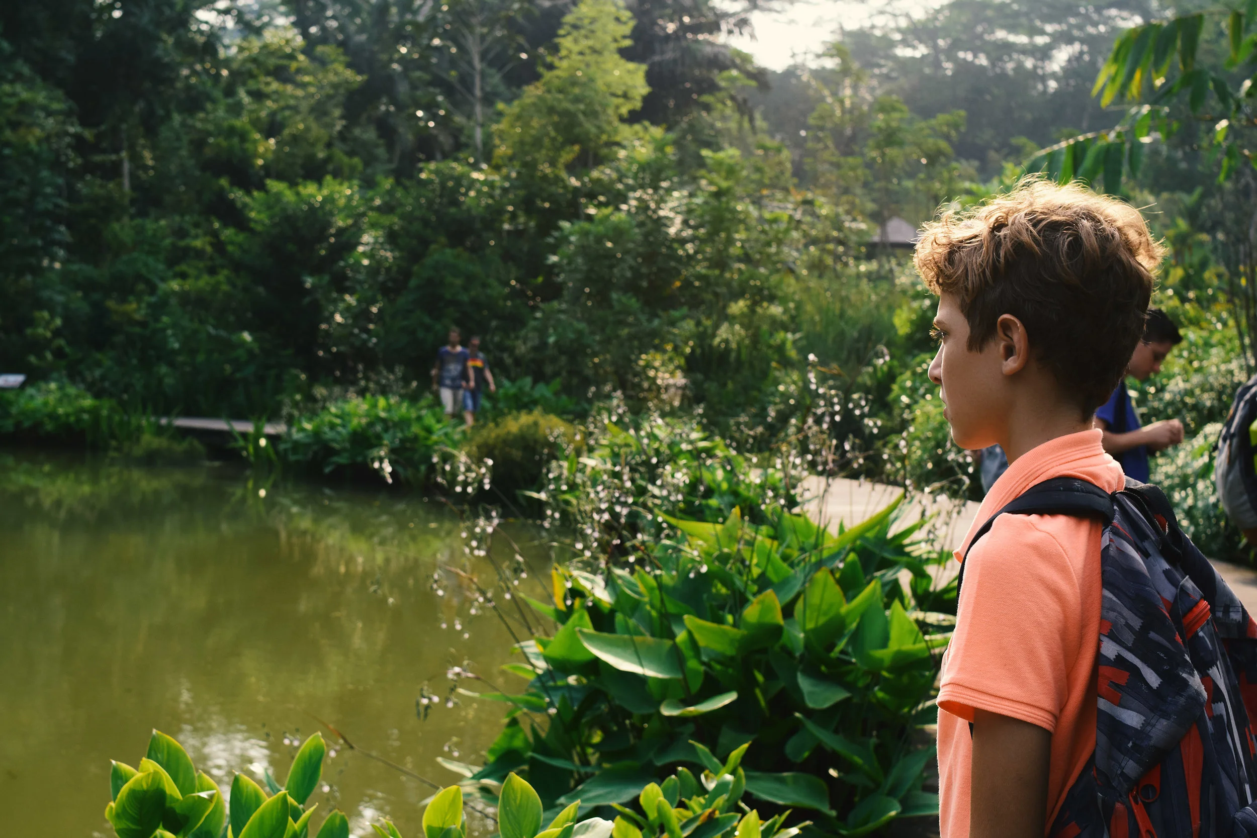 Technical Tour of the Learning Forest for Students from Réunion Island ...