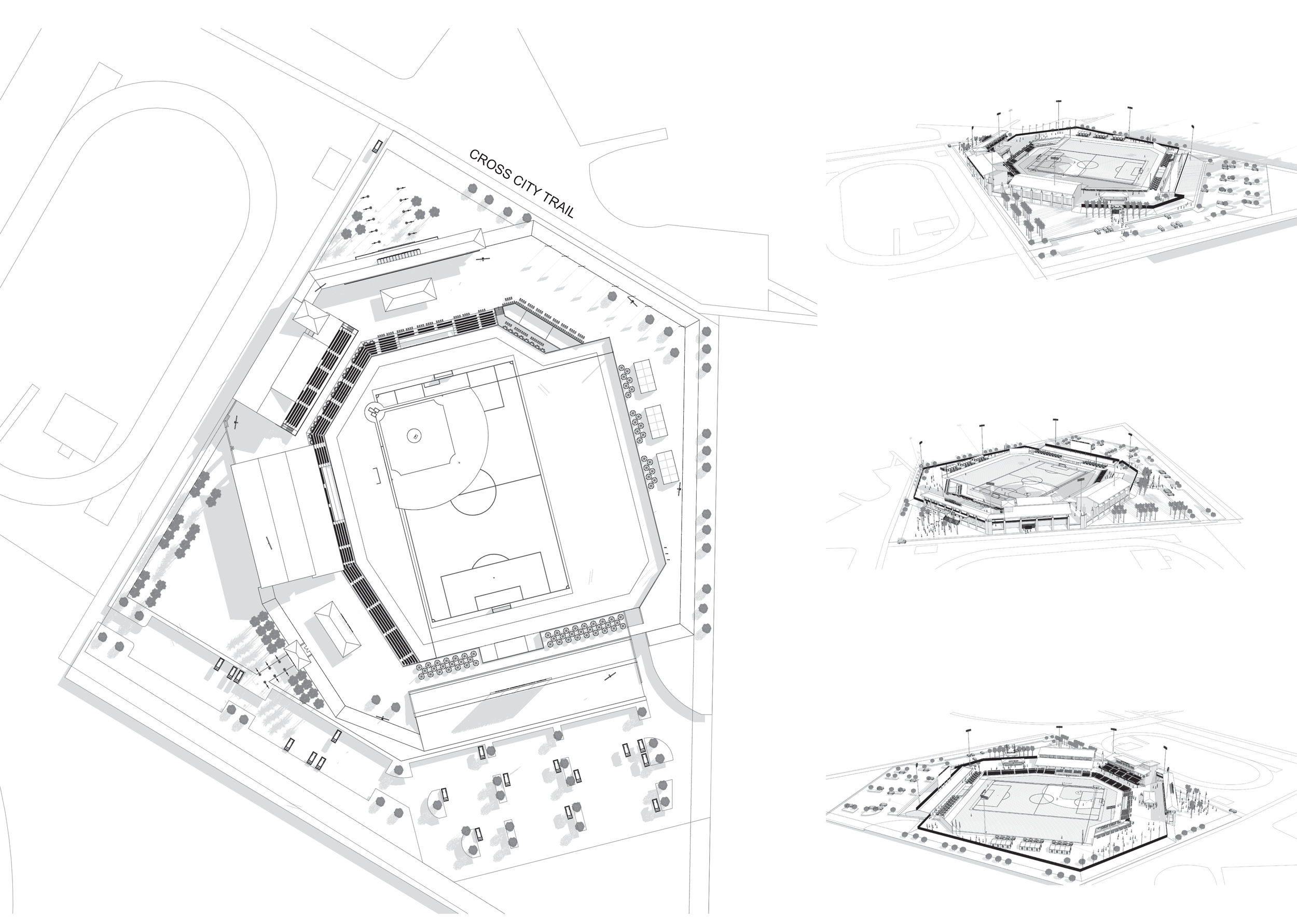 Multi-Use Stadium Master Plan - UNC Wilmington — Pendulum