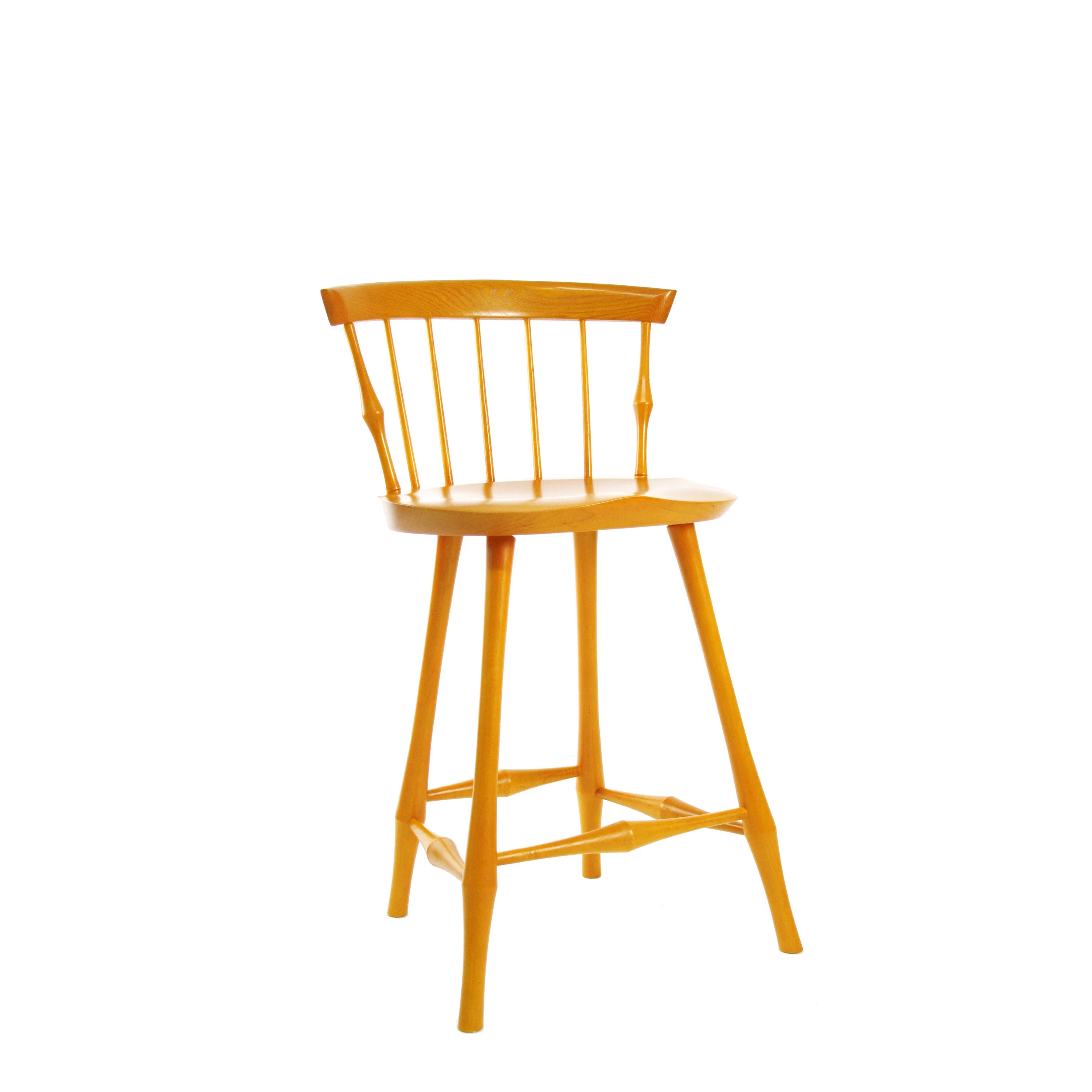 Wayland Fan-Back Counter Stool - 24 | O&G STUDIO
