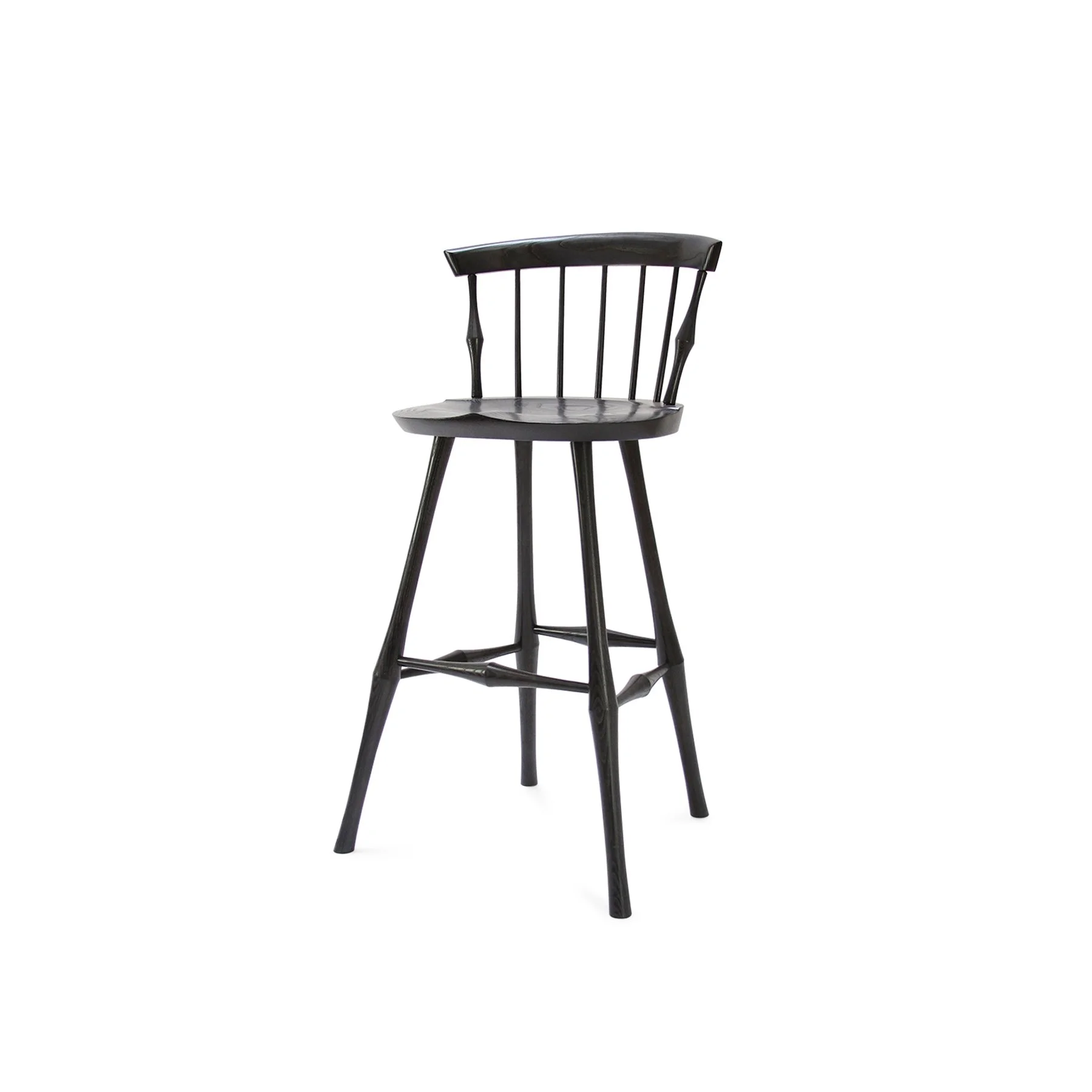 Wayland Fan-Back Barstool - 29 | O&G STUDIO