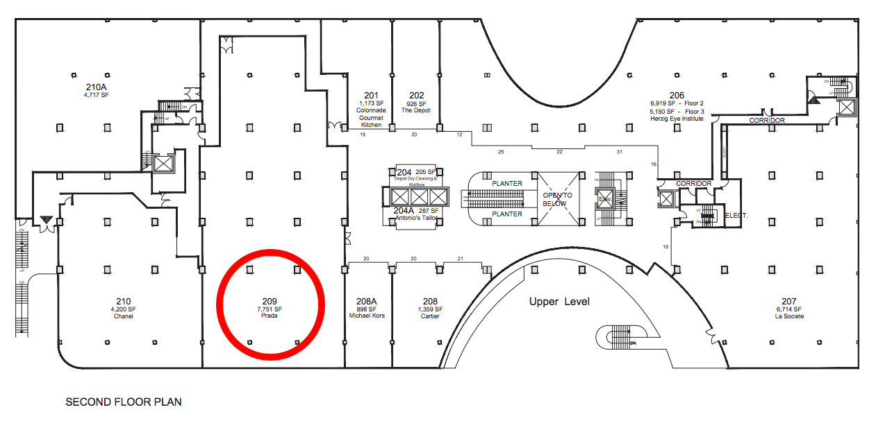 Prada Colonnade Configuration Revealed
