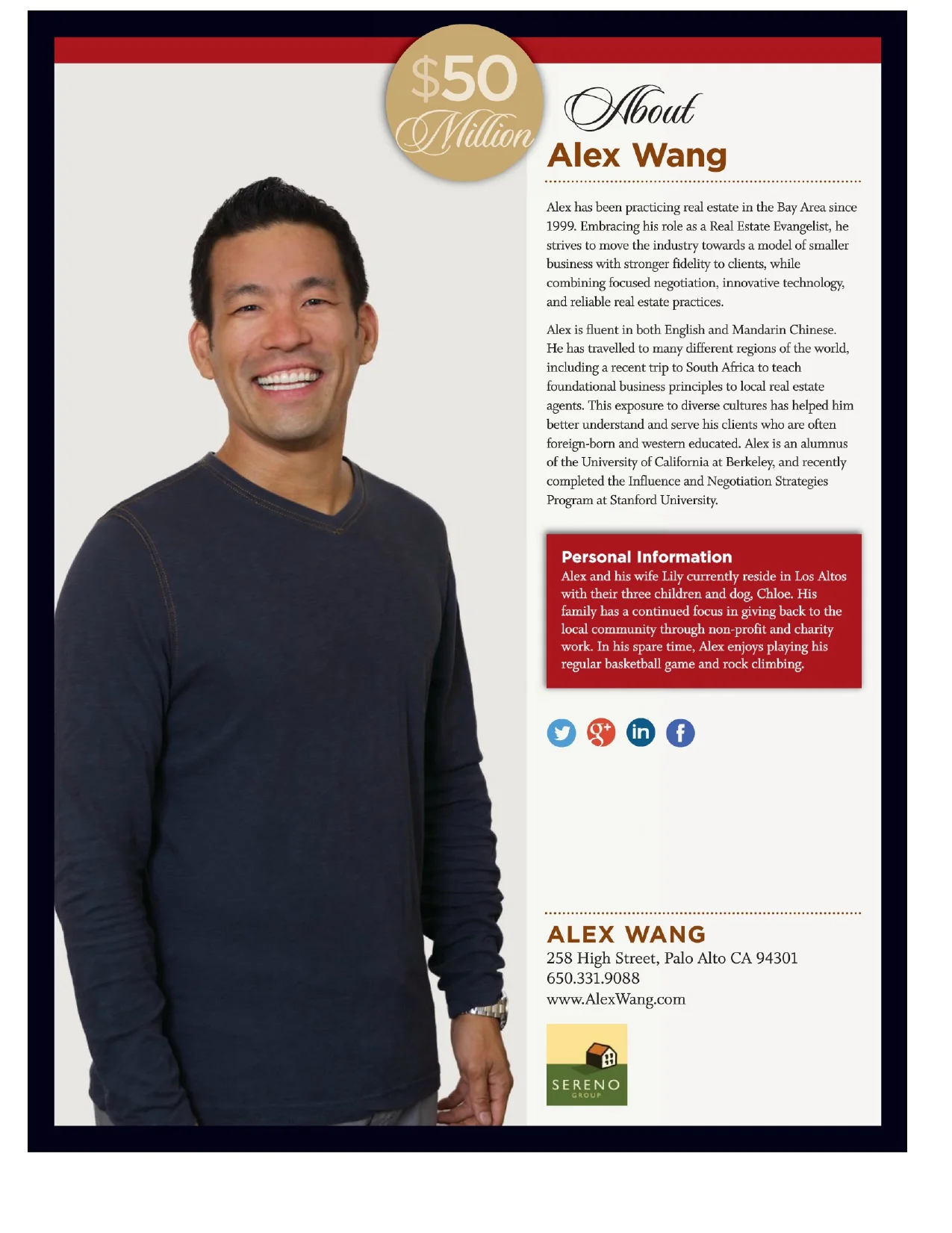 About Alex Wang - Real Estate Agent Palo Alto & Los Altos