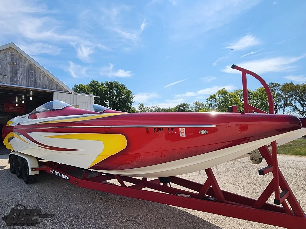PRICE DROP - 2005 Eliminator Daytona Canopy 30' Cat — Grand Sport Center