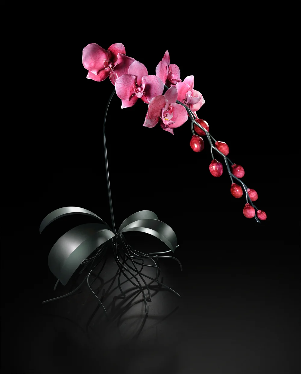 Large Orchids — Modern Glass Art