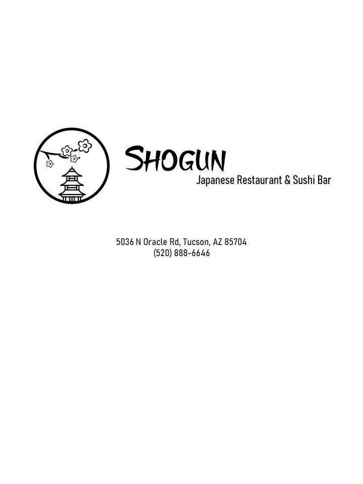 Dinner Menu — Shogun
