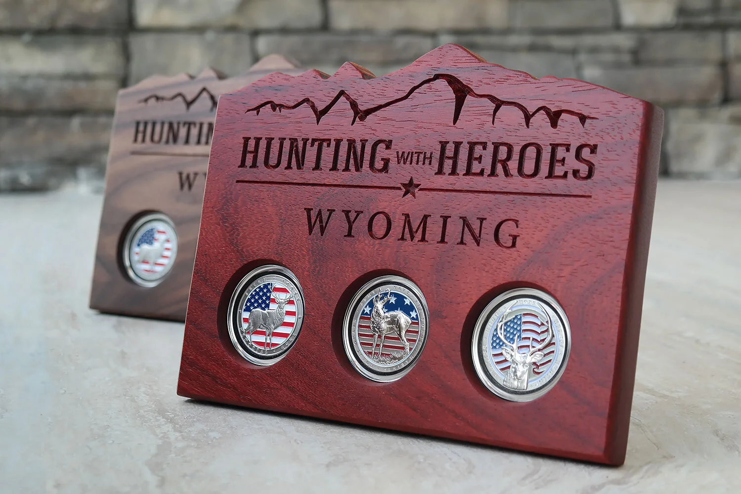 Rotating Challenge Coin Display | 1-Coin — Challenge Coin Displays ...