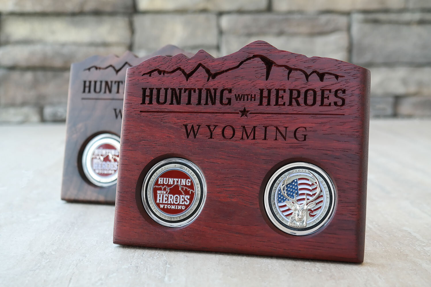 Rotating Challenge Coin Display | 1-Coin — Challenge Coin Displays ...