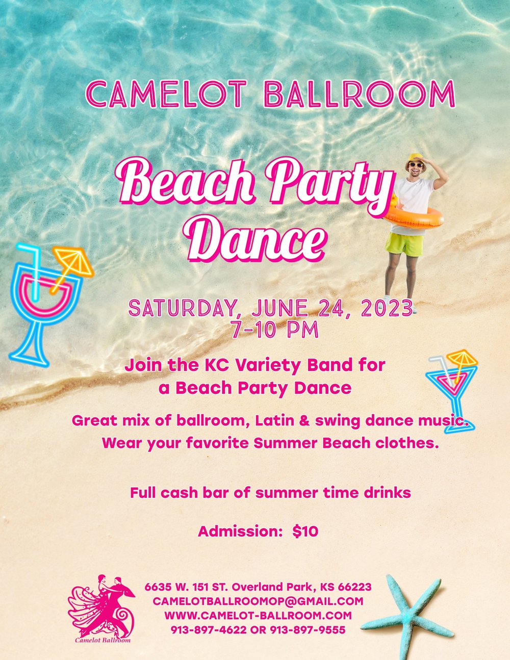 Beach Party Dance — CAMELOT BALLROOM