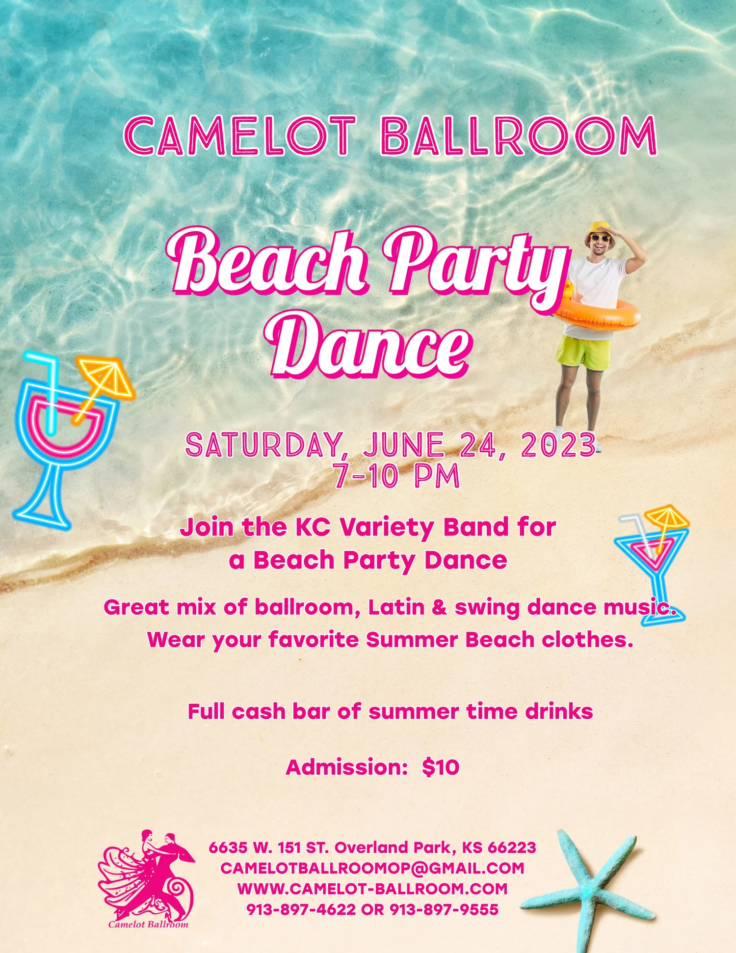 Beach Party Dance — CAMELOT BALLROOM