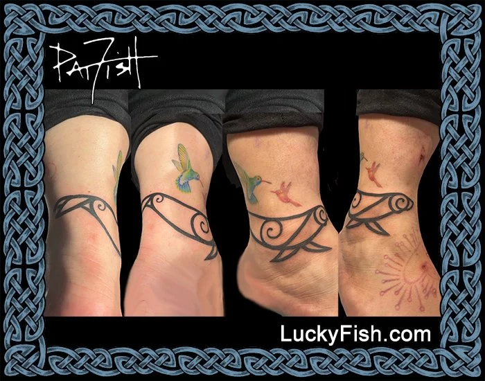 Sleek Pictish Seal Tattoo Design — LuckyFish, Inc. and Tattoo Santa Barbara
