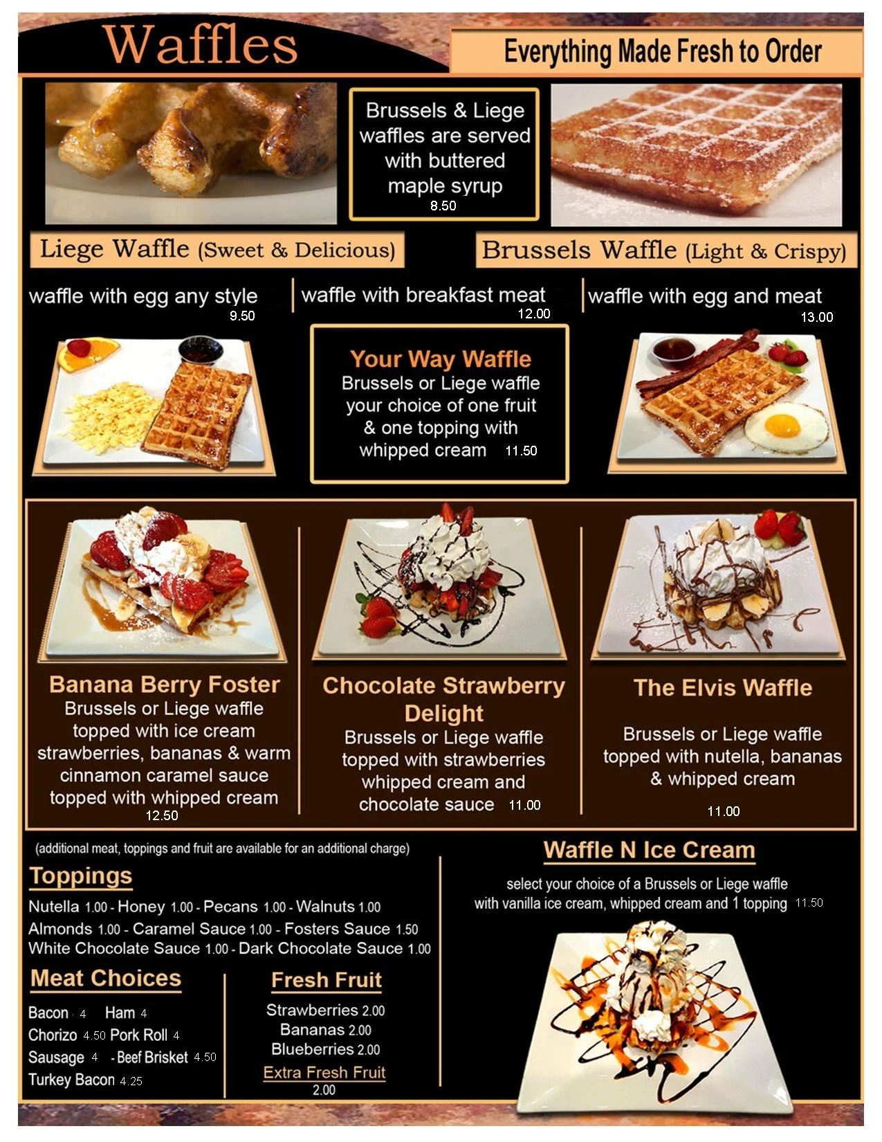 Menu — Barista's Coffee House