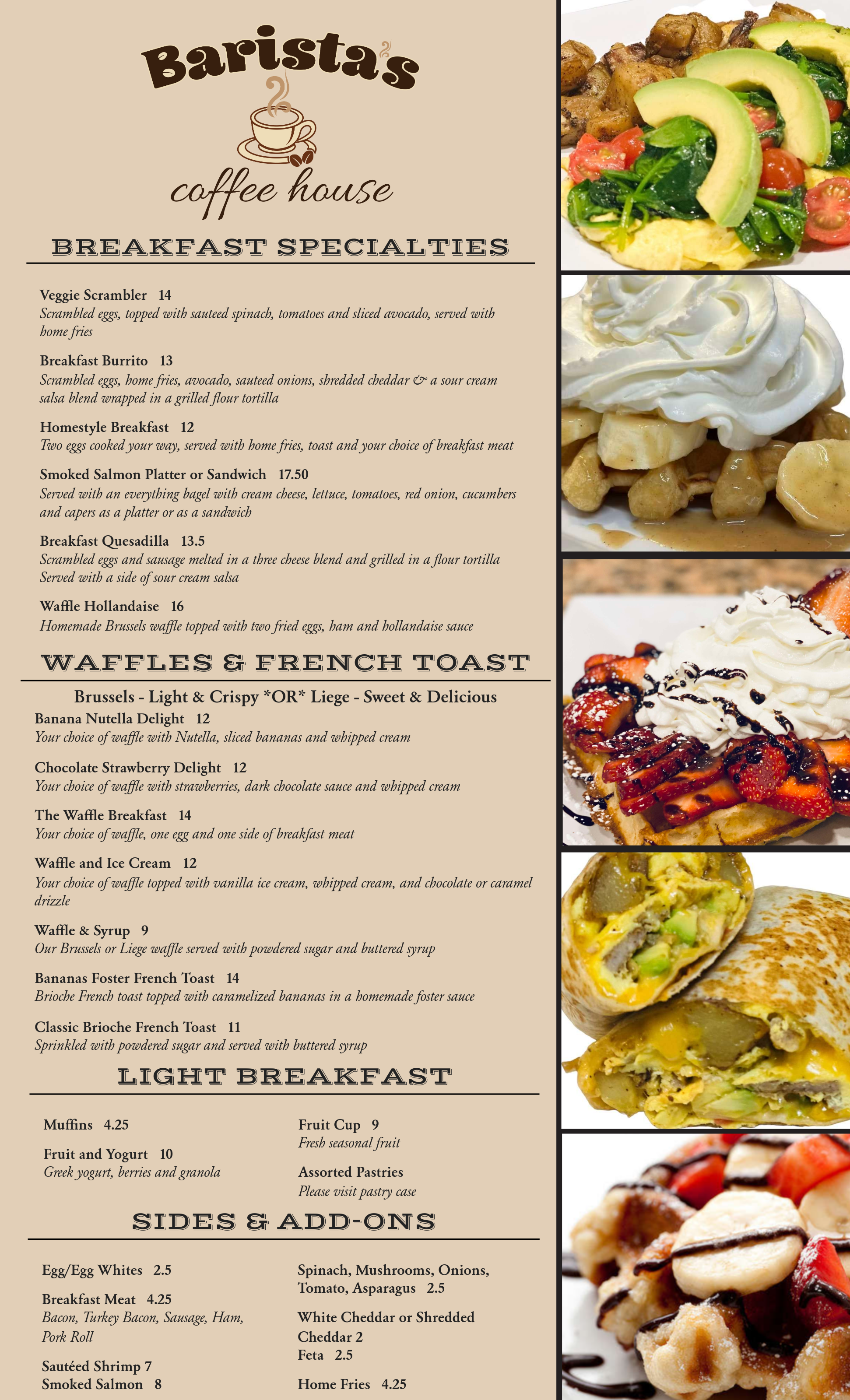 Cafe Coffee House Menu 10 Best Coffee Shop Menu Templates And Examples