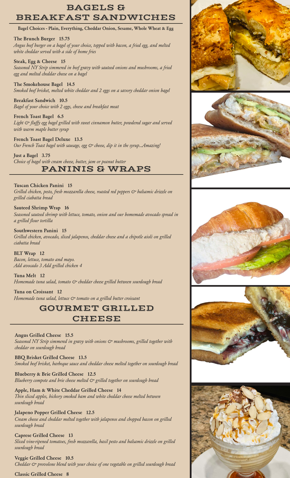 Menu — Barista's Coffee House