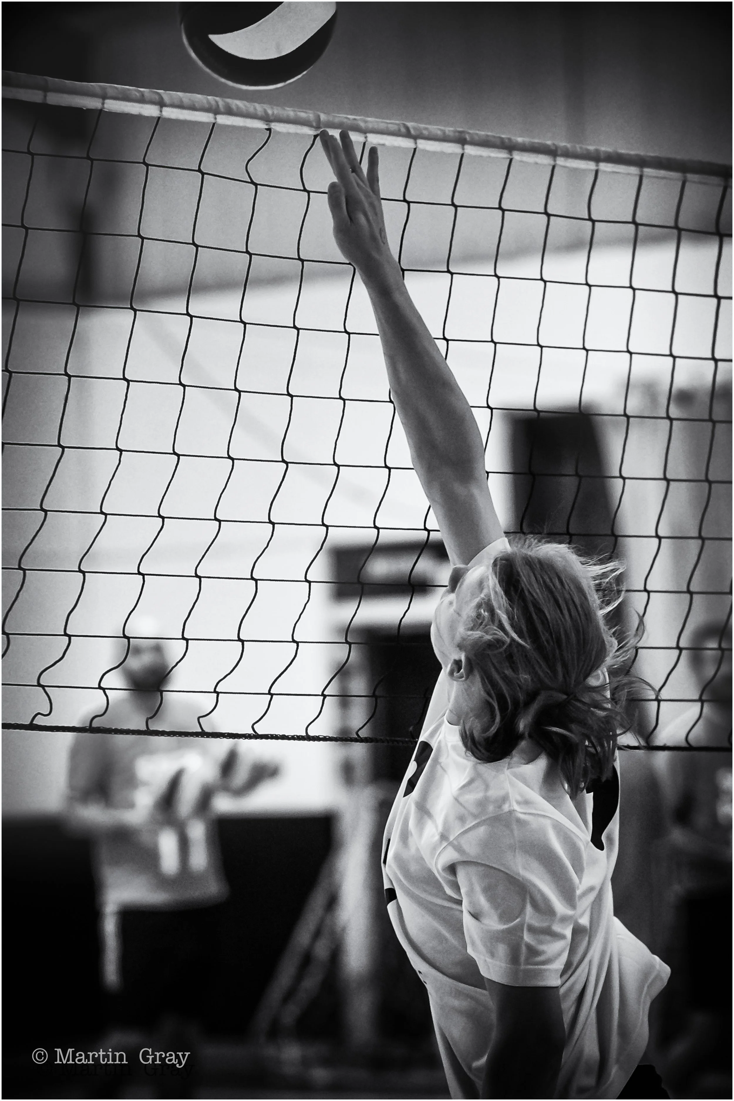 Volleyball Black And White Photography