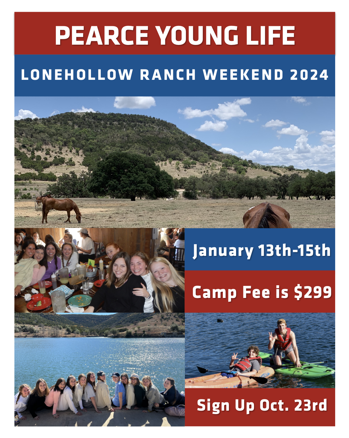 Lonehollow Ranch Weekend Camp — Richardson Area Young Life