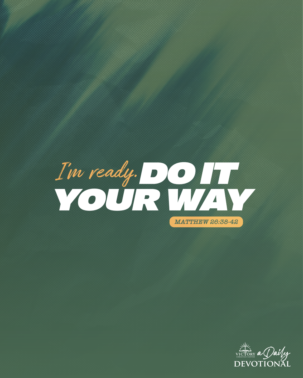 Daily Devotional Victory Christian Center