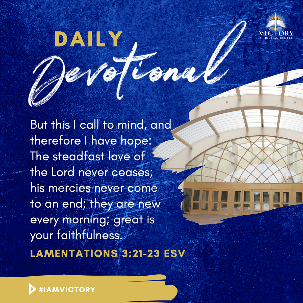 DAILY DEVOTIONAL | January 3rd — Victory Christian Center