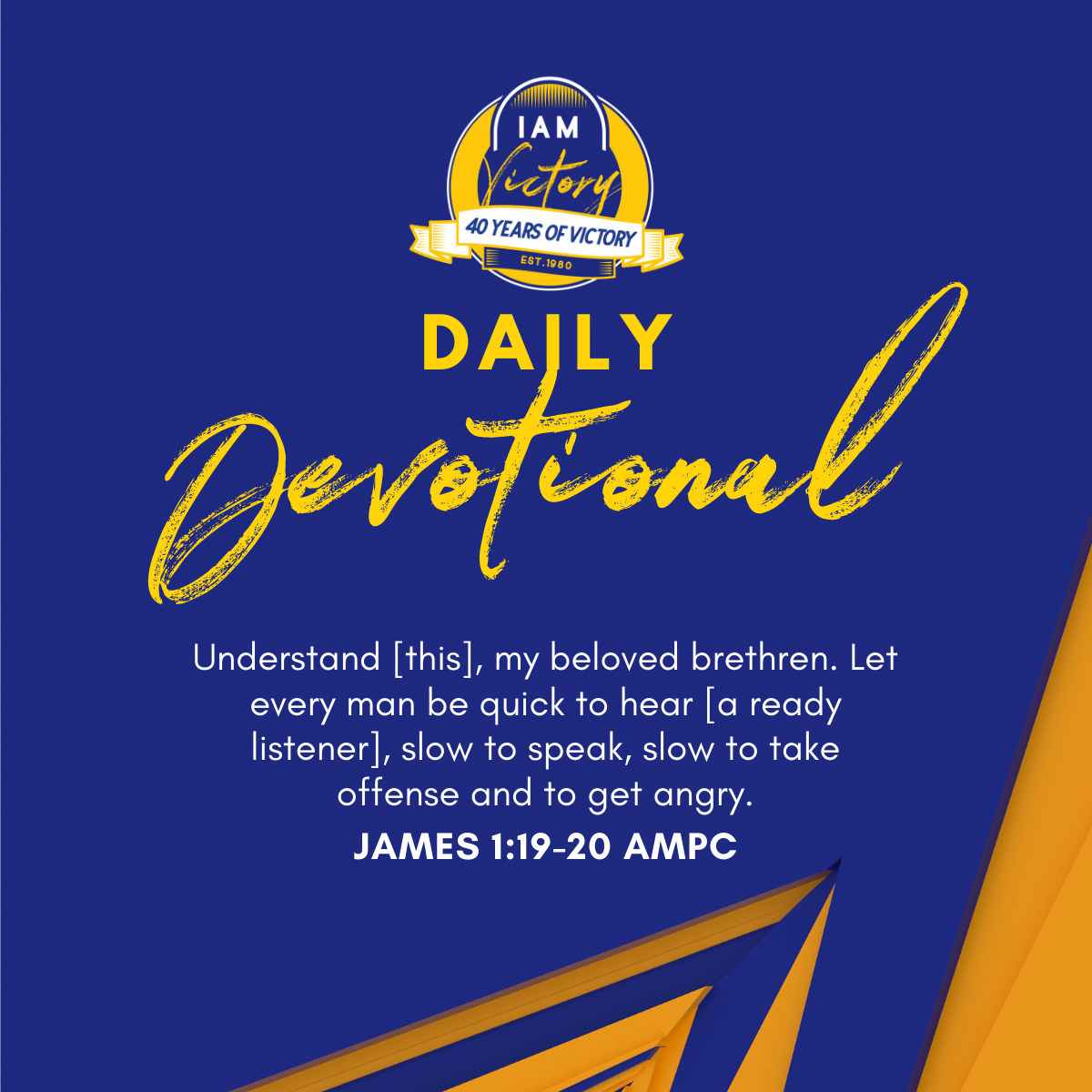 DAILY DEVOTIONAL | July 4th — Victory Christian Center