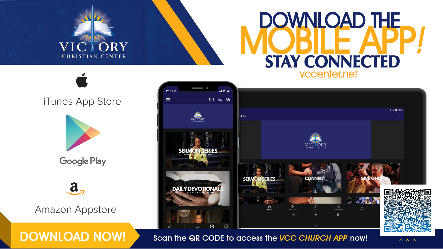 VCC Church App — Victory Christian Center