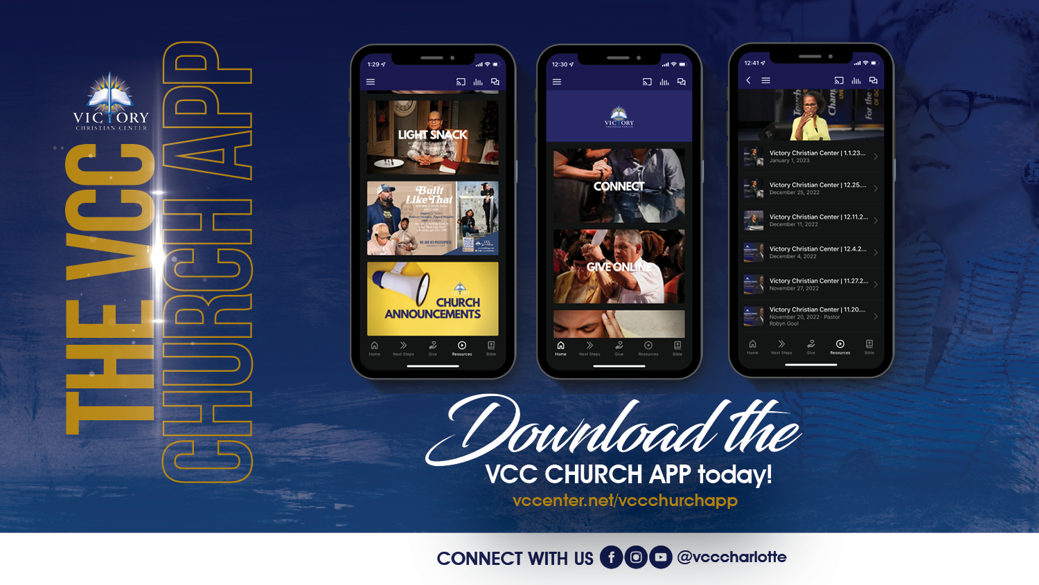 VCC Church App — Victory Christian Center